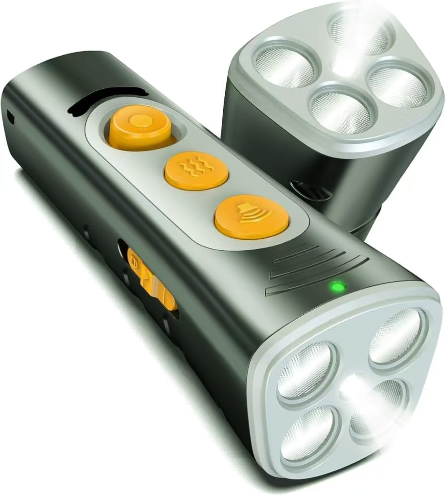 MODUS New Anti Barking Device, 4X Ultrasonic Emitters Dog Bark Deterrent Device, Rechargeable Hands