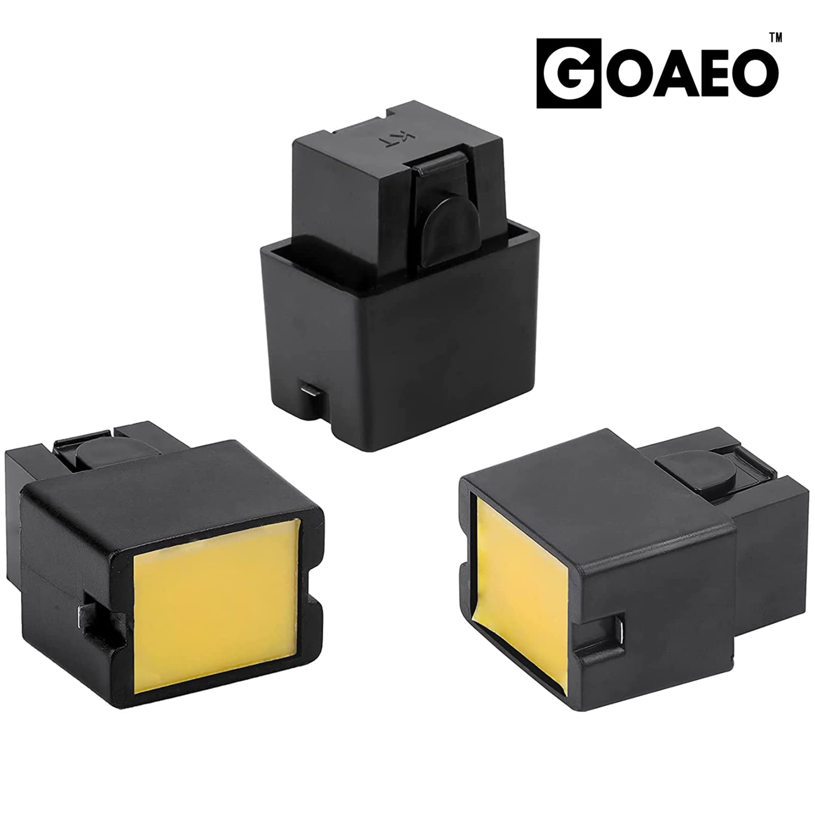 GOAEO Self-Defense Heavy Duty Stun Gun for Men & Women,15 Foot Range,1.80 µC Painful Charge,LED Flashlight,Safety Switch