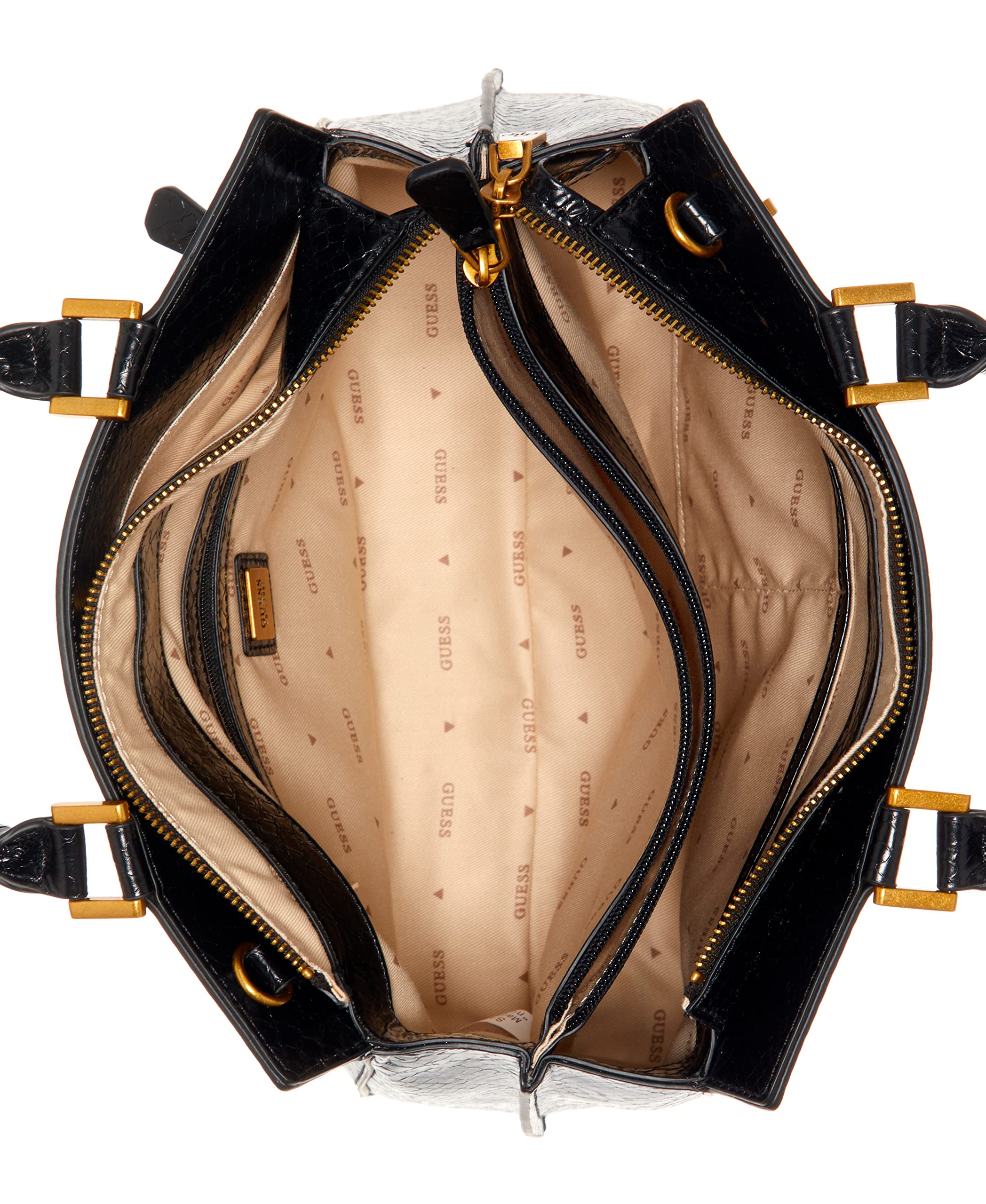 GUESS Katey Luxury Satchel, Black