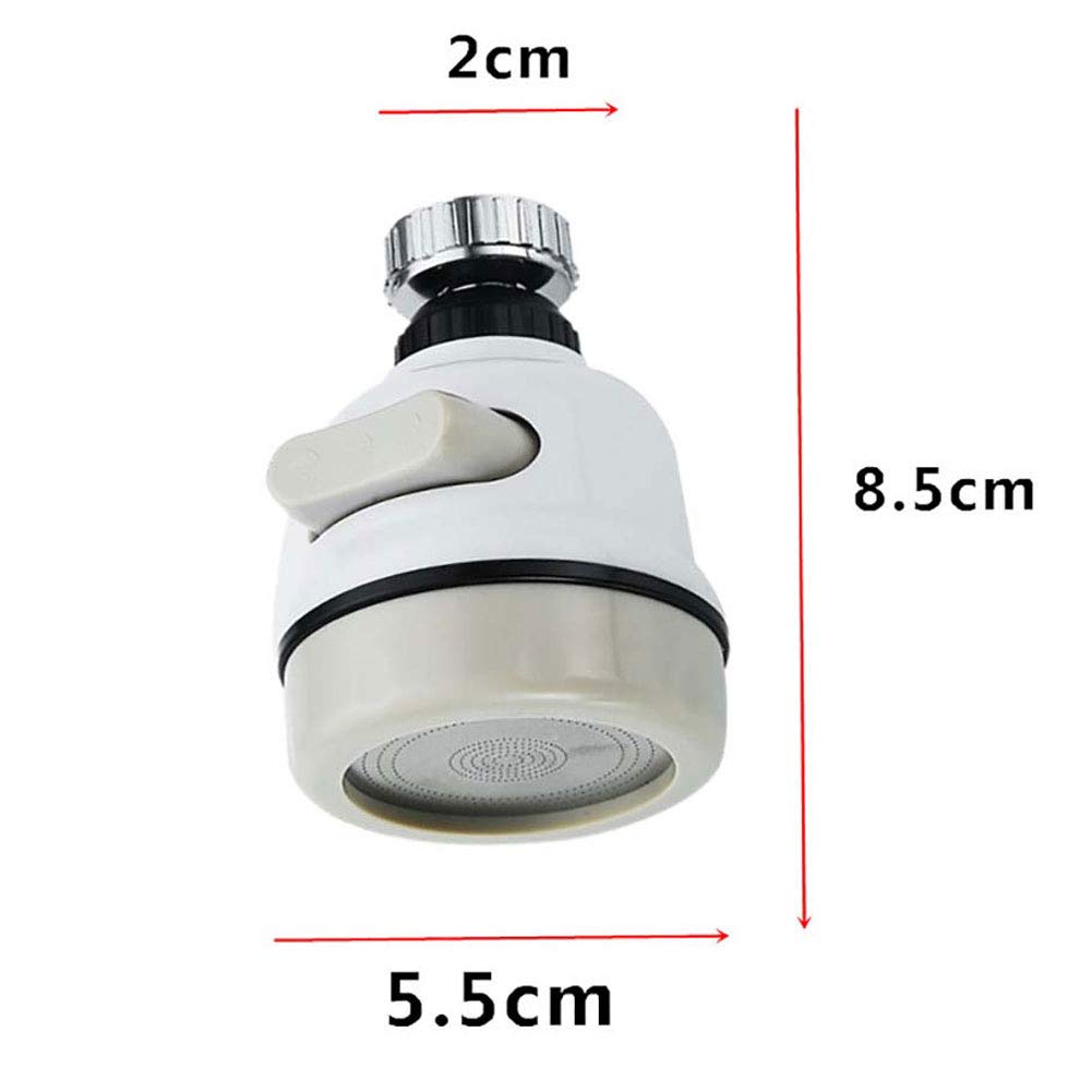 Flexible Faucet Sprayer Water Saving Faucet Shower Head Tap Valve Filter Nozzle, Shower Anti-Splash Regulator,Tap Adapter Filter Head for Kitchen Bathroom