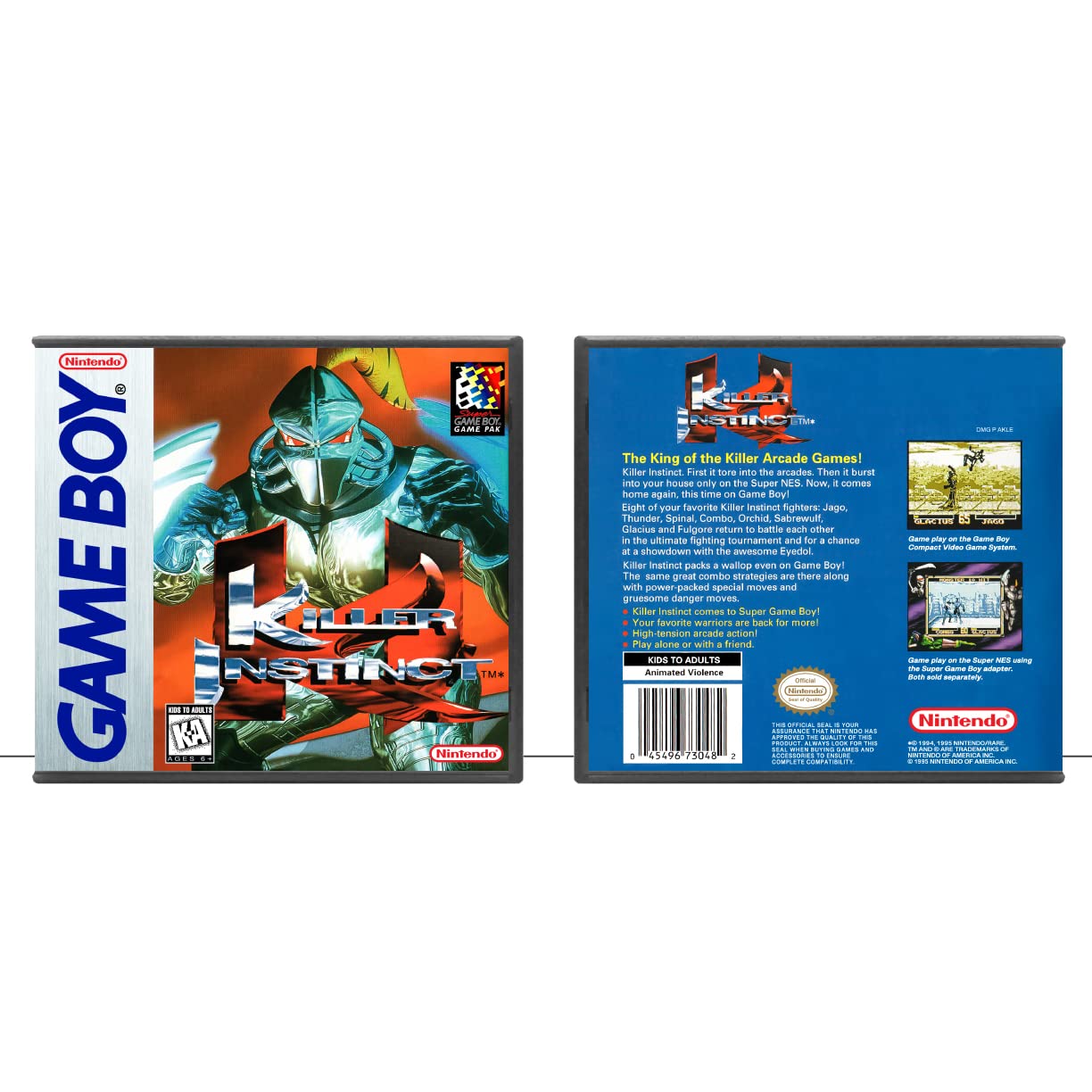 Killer Instinct | (GB) Game Boy - Game Case Only - No Game