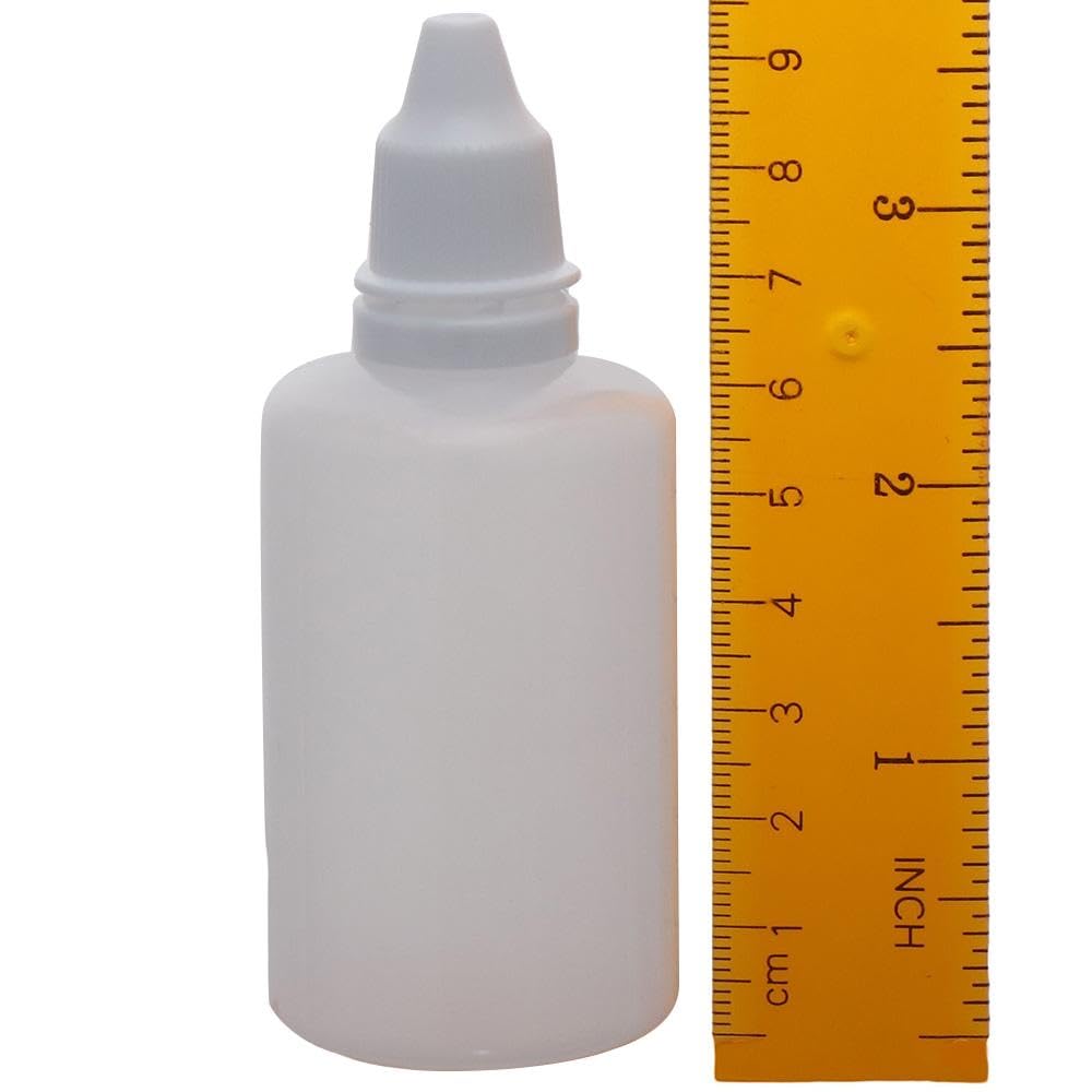 SHUATI 12Pcs Squeeze Drop Bottles, Squeezable Plastic Dropper Bottles, 50ml Transparent Seal Storage, Refillable Eye Liquid Empty Containers