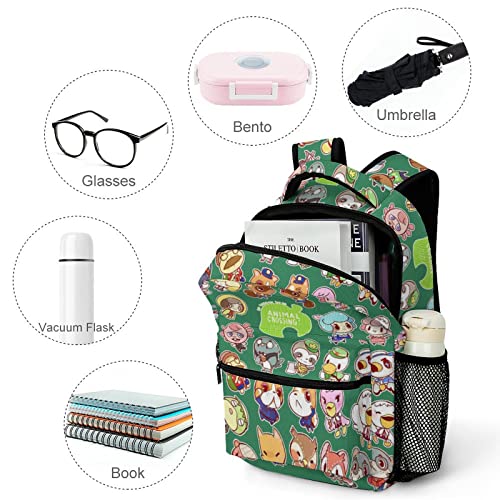 Rwillppycfei Unisex Adult Backpack Animal Cute Crossing Bag Durable Daypack Creative Casual Daypack Classical Basic Business Daypack