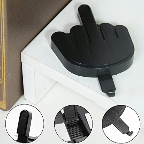 TOIVO Finger Hand Key Hanger for Wall,Funny Key Holder for Wall Funny Gift Idea,Middle Finger Keychain Ejects The Finger,for Doorway Wall Entryway Hallway Funny Office Wall Decorative