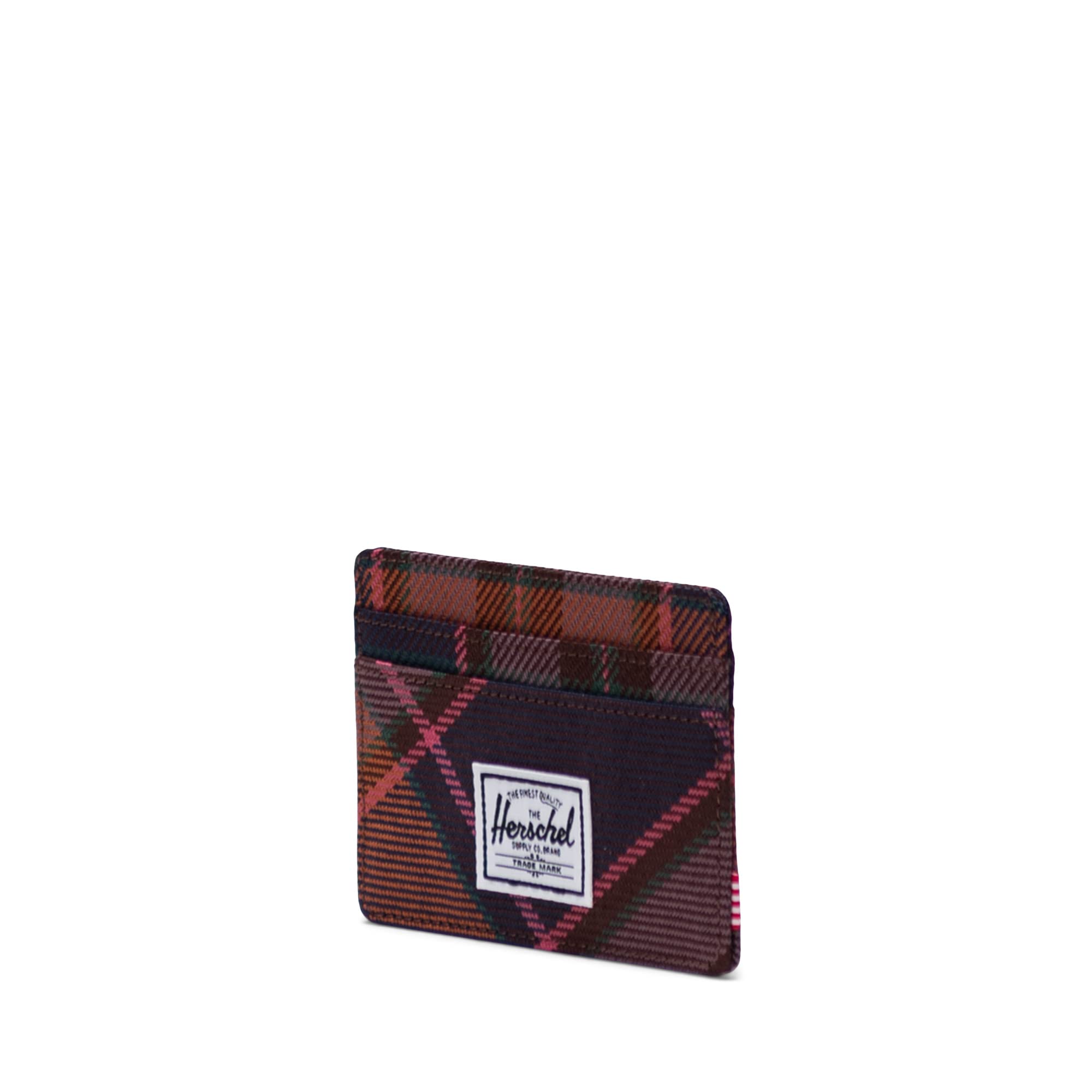 Herschel Charlie Wallet, Slate Rose Plaid