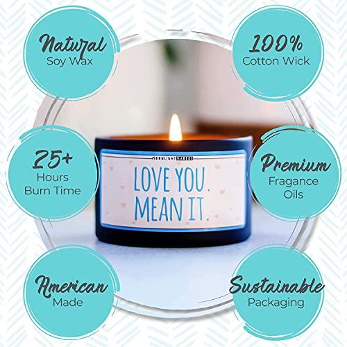Moonlight Makers, Seattle (SEA), Walk In The Woods Scented Handmade Candle, Natural Soy Wax Candle, 25+ Hour Burn Time, 8oz Tin