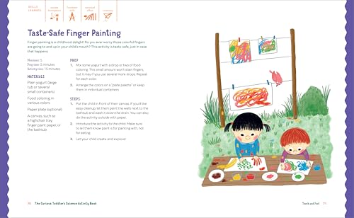 The Toddler's Science Activity Book: 100+ Fun Early Learning Activities for Curious Kids (Toddler Activity Books)