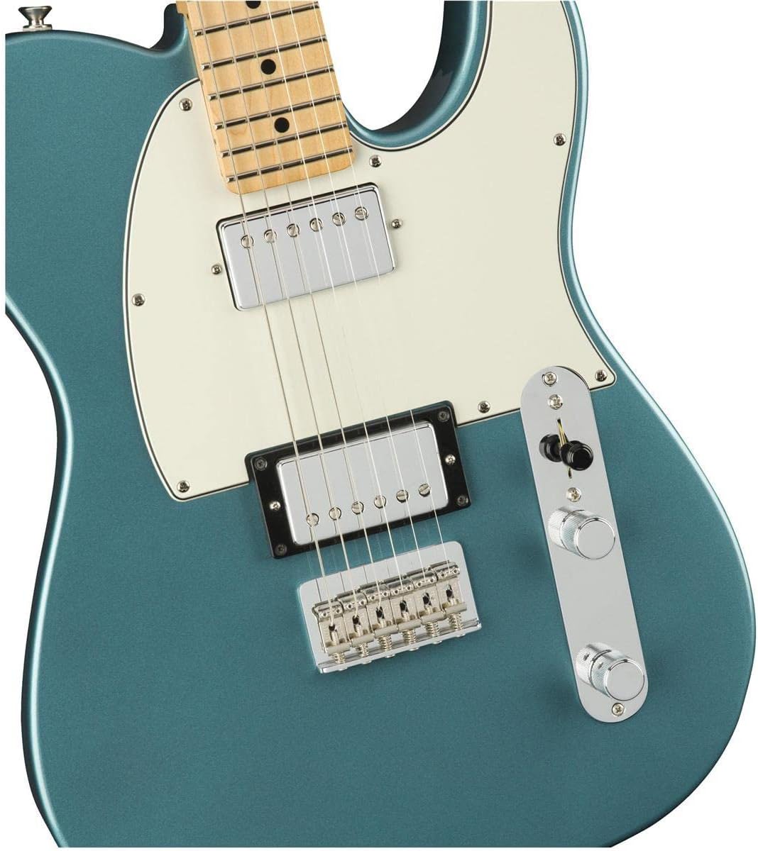 Fender Player Telecaster HH Electric Guitar, with 2-Year Warranty, Tidepool, Maple Fingerboard