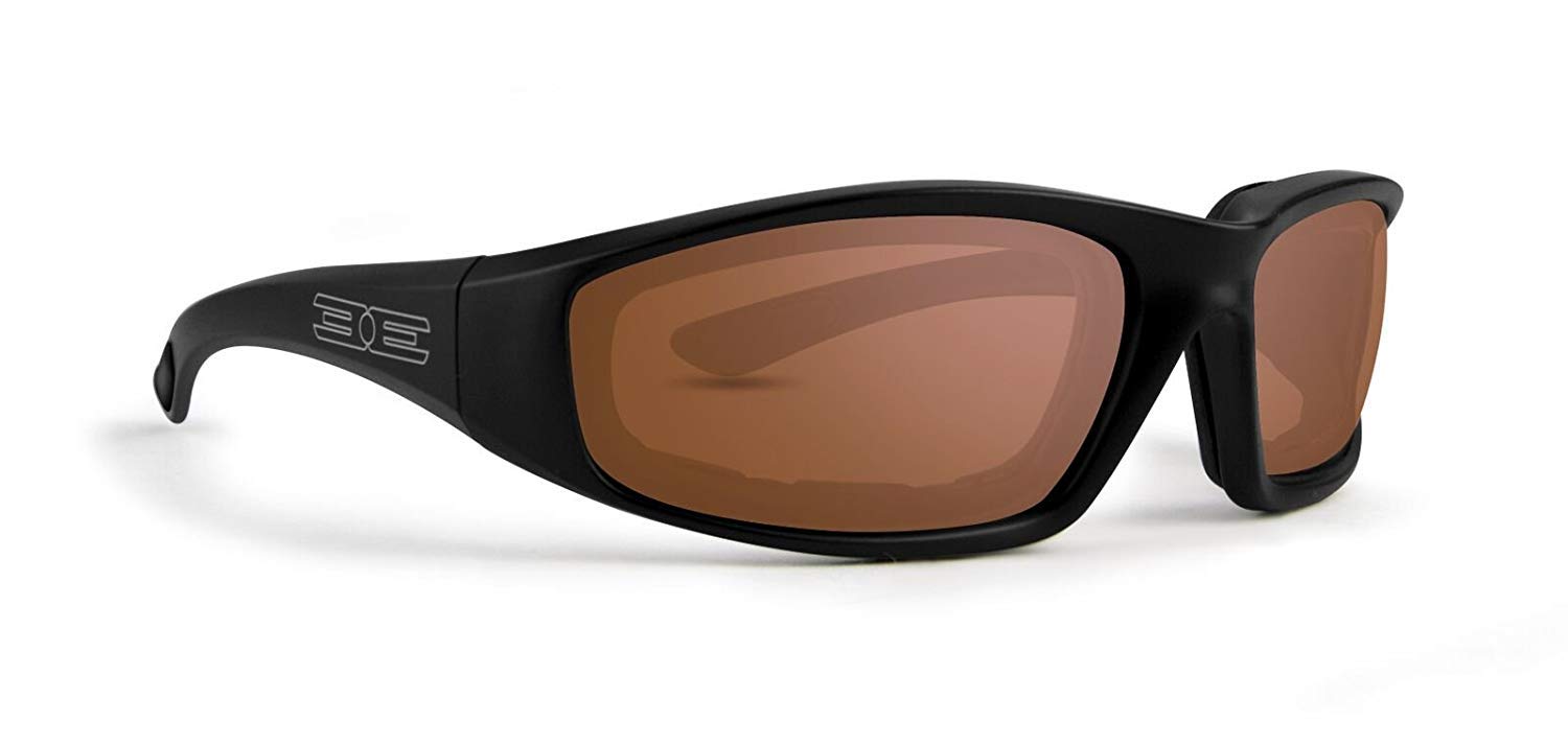 Epoch Eyewear Foam Photochromic Sunglasses Black/Amber/Smoke Lens (Black, OSFM)