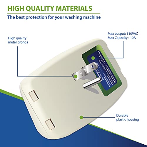 Lavamatic WS-10521 Electronic Surge Protector for Washing Machine β Front Top Load Washers
