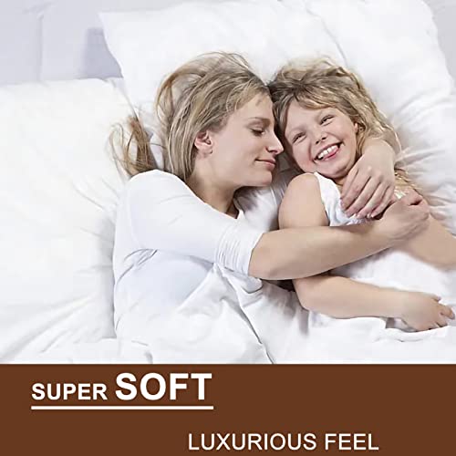 Overket King Sheet Set Ultra Soft King Bed Sheets 1800 Series Luxury Cooling Sheets-100% Microfiber-Breathable-Wrinkle Free - King Size Rose-6PC