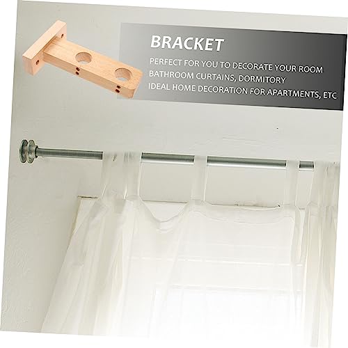 YARNOW Roman Pole Bracket Ceiling Curtain Rod Curtain Holder Ceiling Hooks Curtain Hardware Brackets Window Curtain Rod Shower Curtain Support Bracket Rod Bracket Shower Curtain Accessory