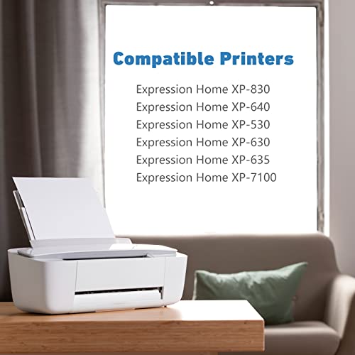 Remanufactured 410XL Ink Cartridge 5 Pack Replacement for Epson 410XL 410 T410XL for Epson Expression XP-7100 XP-640 XP-830 XP-530 XP-630 XP-635 Printer(Black, Photo Black, Cyan, Magenta, Yellow)
