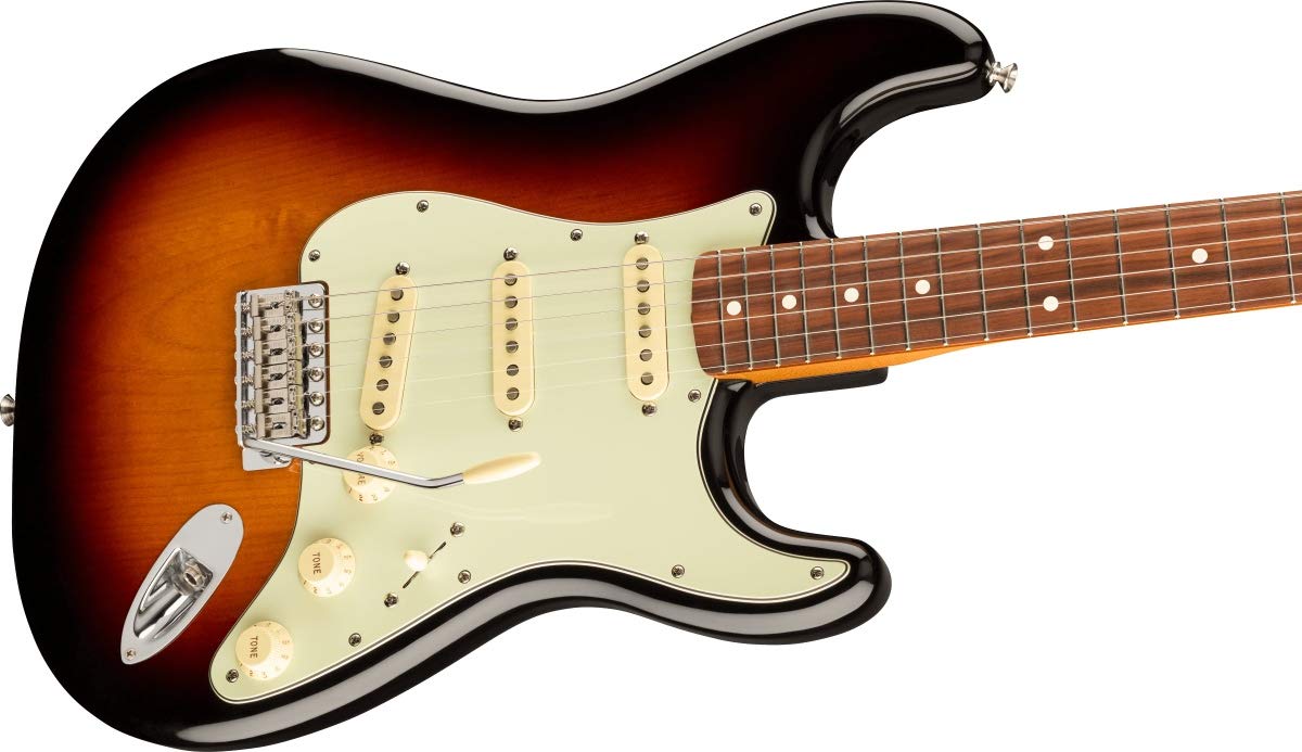 Fender Vintera 60s Stratocaster Electric Guitar, with 2-Year Warranty, Surf Green, Pau Ferro Fingerboard