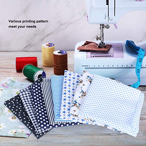 Printed Fabric, Stable Cotton Fabric Eco-Friendly 50x50cm Craft Cloth Kit Soft Touch Breathable for Kids Clothing