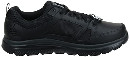 Skechers Men's Flex Advantage Sr Work Shoe, Black, 14 W US