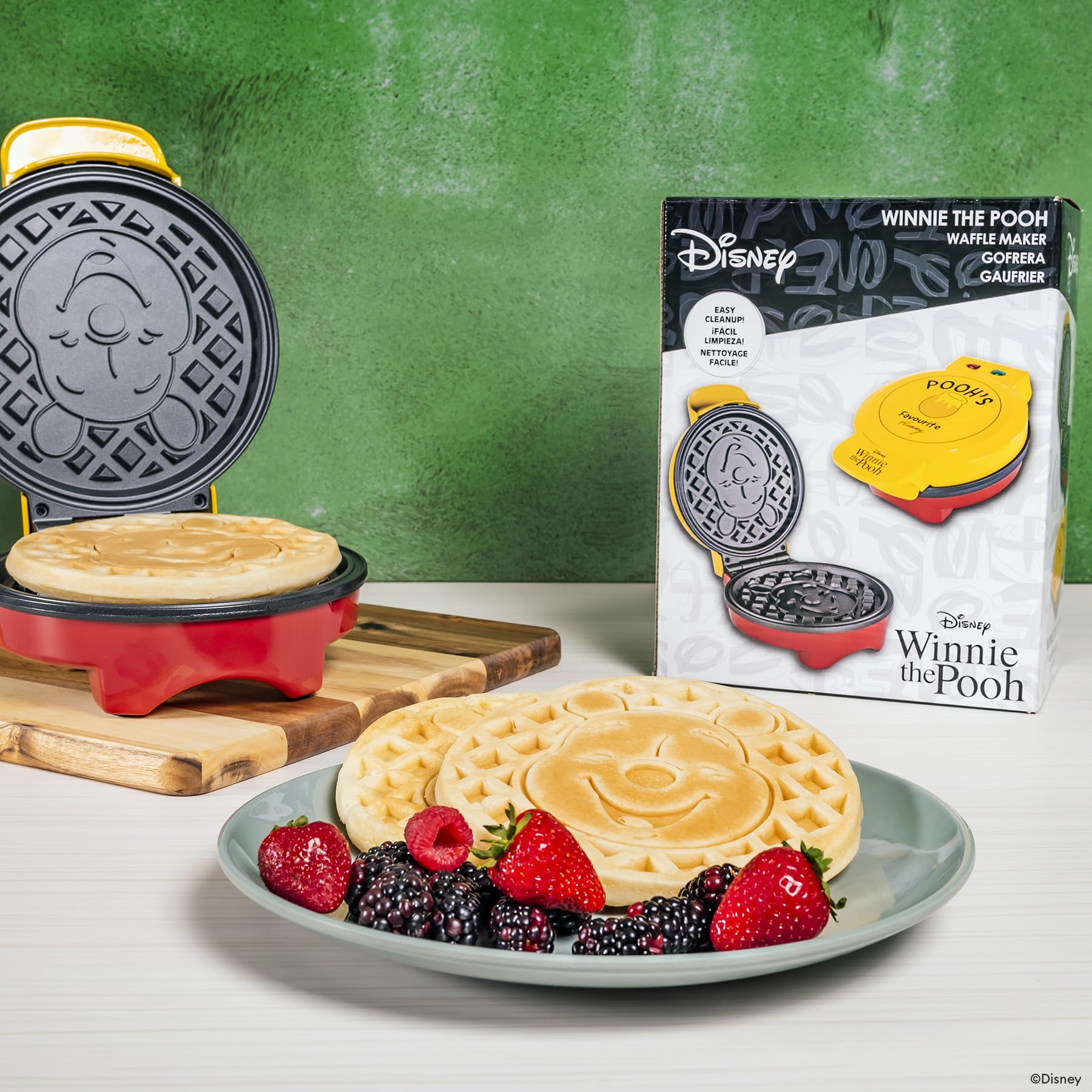 Uncanny Brands Disney Winnie the Pooh Waffle Maker - Your Favorite Honey Bear on Your Waffles