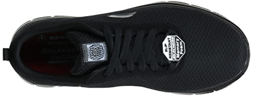 Skechers Men's Flex Advantage Bendon Work Shoe, Black, 11 Wide