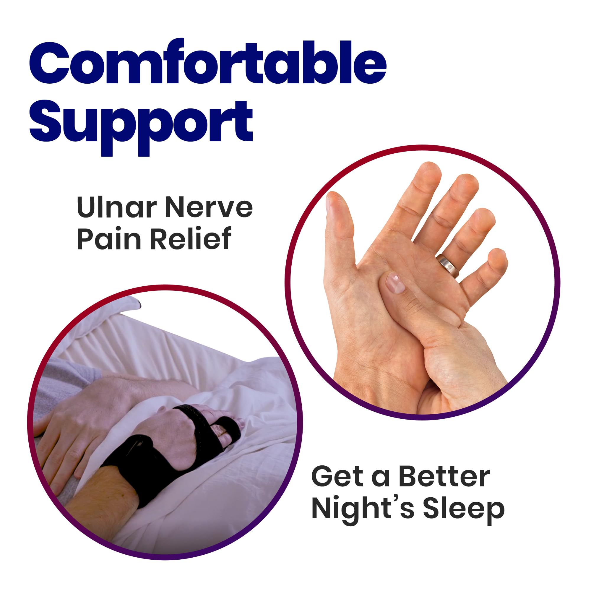 Metacarpal Finger Splint Hand Brace – Pinky Finger Splint For Boxer Fractures, Broken Ring, Little Finger Cast, Trigger Finger Immobilizer Straightener, Ulnar Gutter Splint Support Right - Small/Med