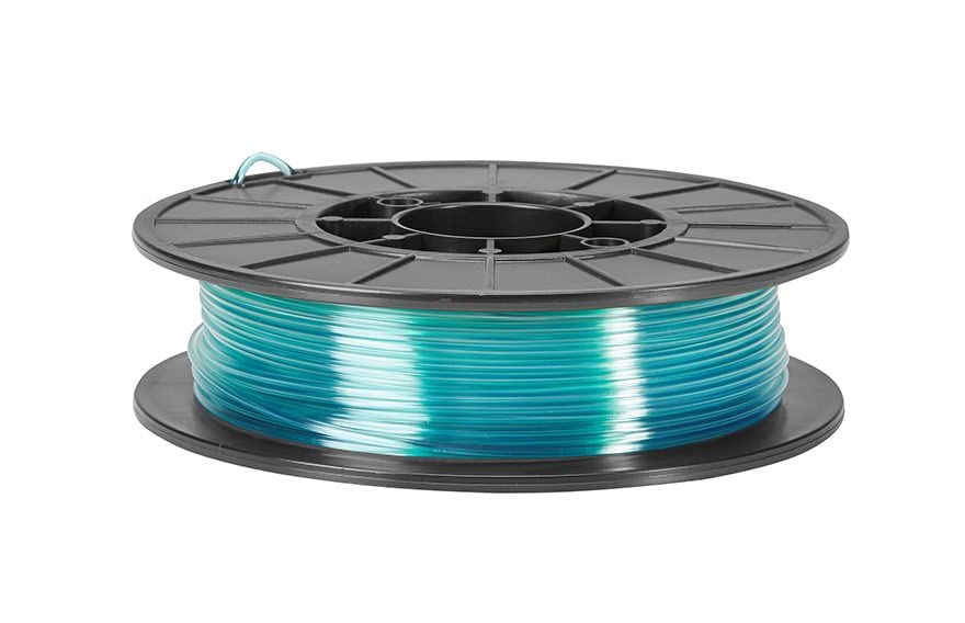 PETG 3D Printer Filament 1.75mm Diameter - No Tangle, No Clogging - Dimensional Accuracy +/-0.003mm, Glass Edge Glow, 1kg