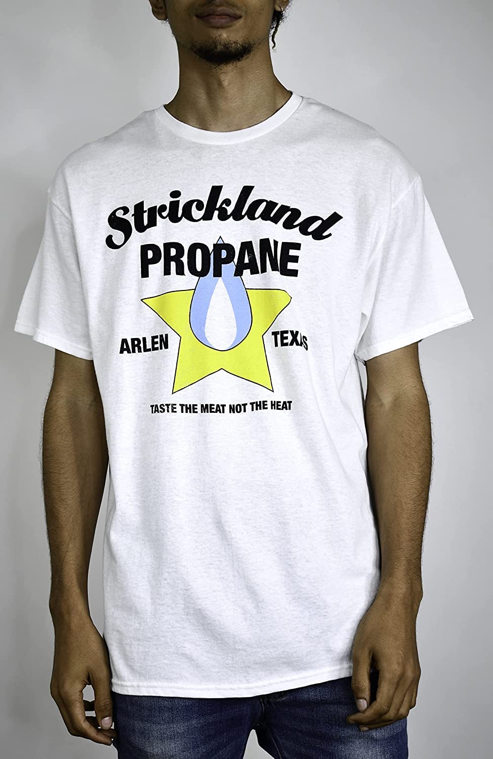 King of The Hill Strickland Propane Logo Adult T-Shirt(White,XL)