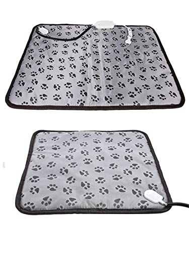 SMLJLQ Pet Electric Blanket Heating Pad Dog Cat Bed Mat Waterproof Anti-Bite Adjustable Temperature Chair Cushion (Size : 70cm)