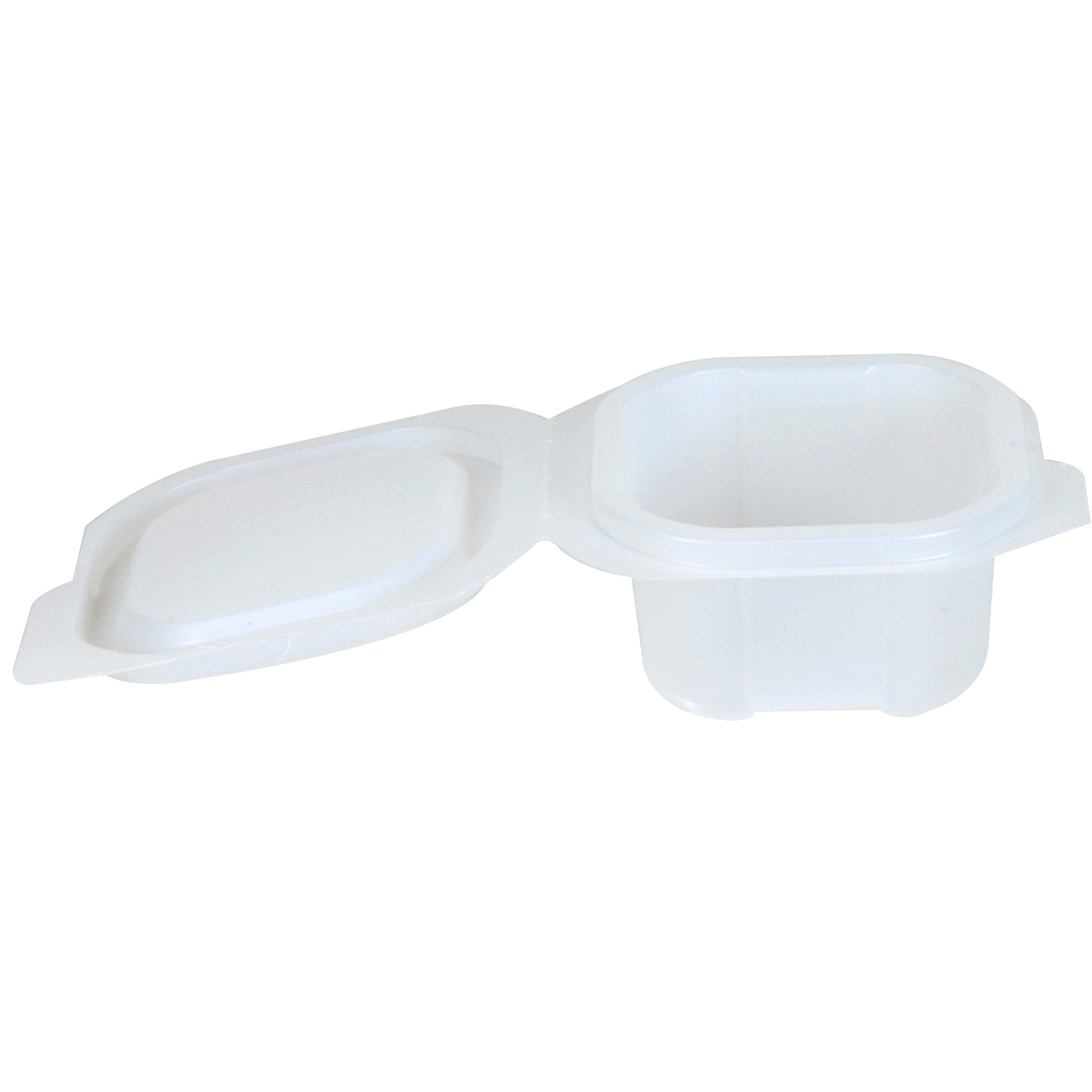 Dixie 4 oz. Liddles Portion Cup with Attached Lid by GP PRO (Georgia-Pacific), Clear, 87220, 900 Count (Case of 900 Cups and 900 Lids)
