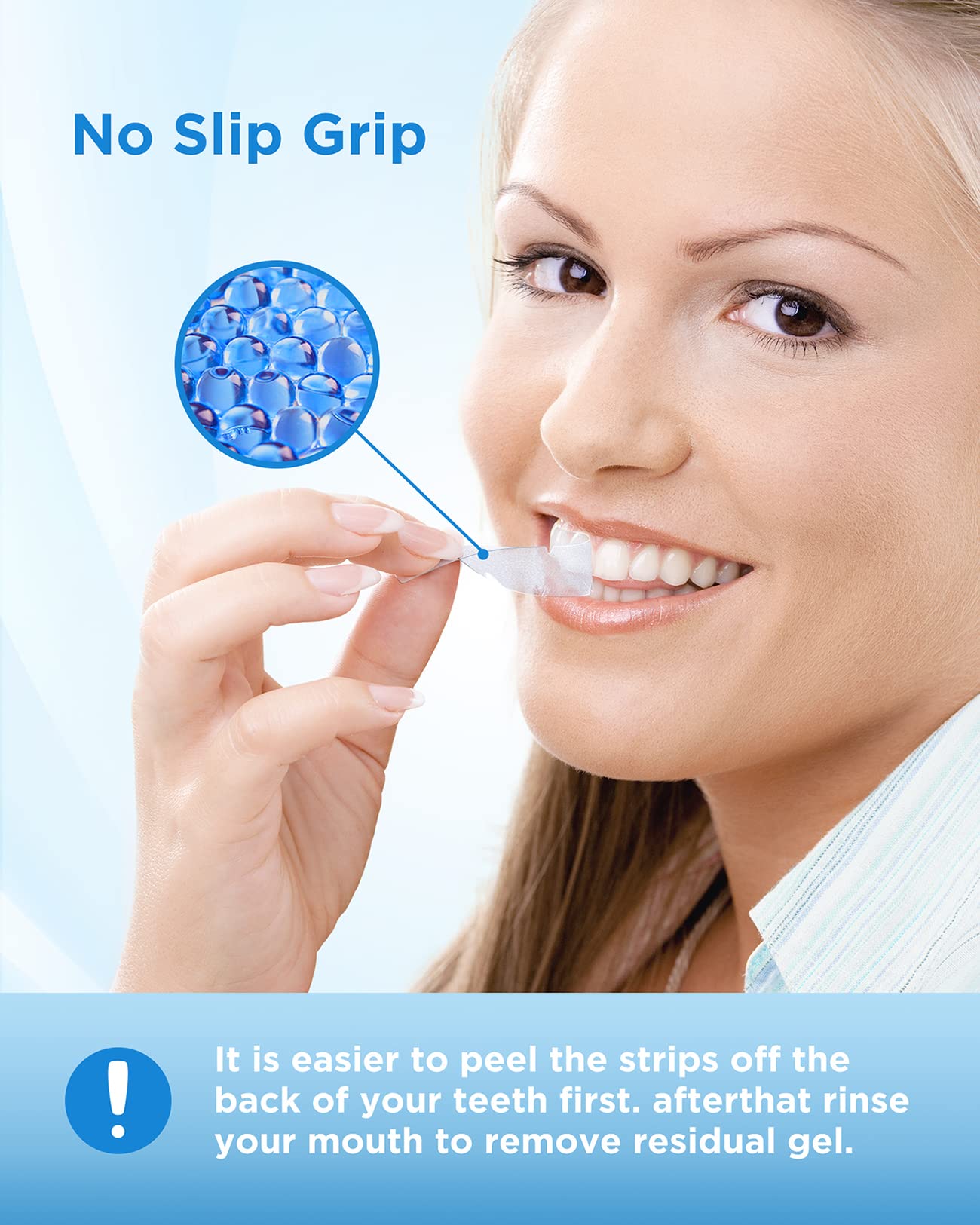 Teeth Whitening Strips for Sensitive Teeth, Reduced White Whitening, Enamel Safe Strips, 28 Pcs Natural Whitener 14 Treatments by Imosty