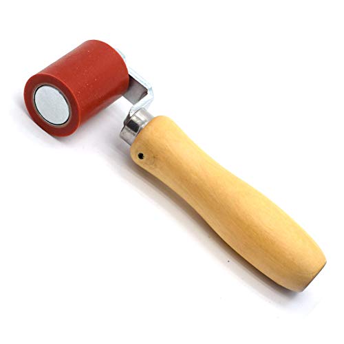 NEICOTOOLS Single Ply Roofing Heavy Duty 45mm Silicone Seam Roller with Heat Gun 40mm Flat Weld Nozzle and 20mm Slot Weld Tip for Triac Hand Held Plastic Welder, Hot Air Welding Gun