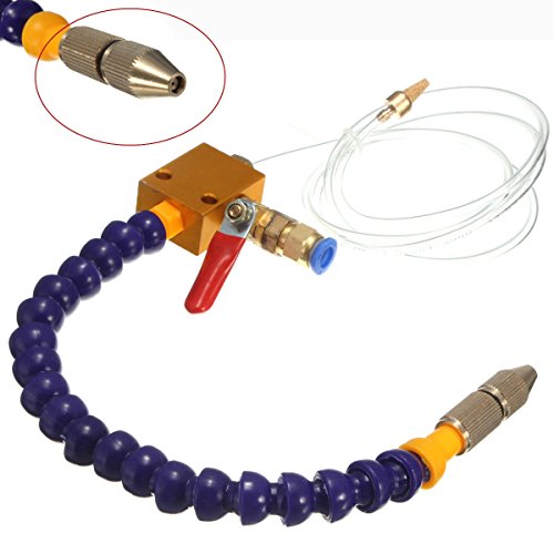 Mist Coolant Spray, System Mist Lubrication System Cardan Tube for CNC Lathe Mill Drill Machine 8mm Air Pipe Cooling Stone (#2)