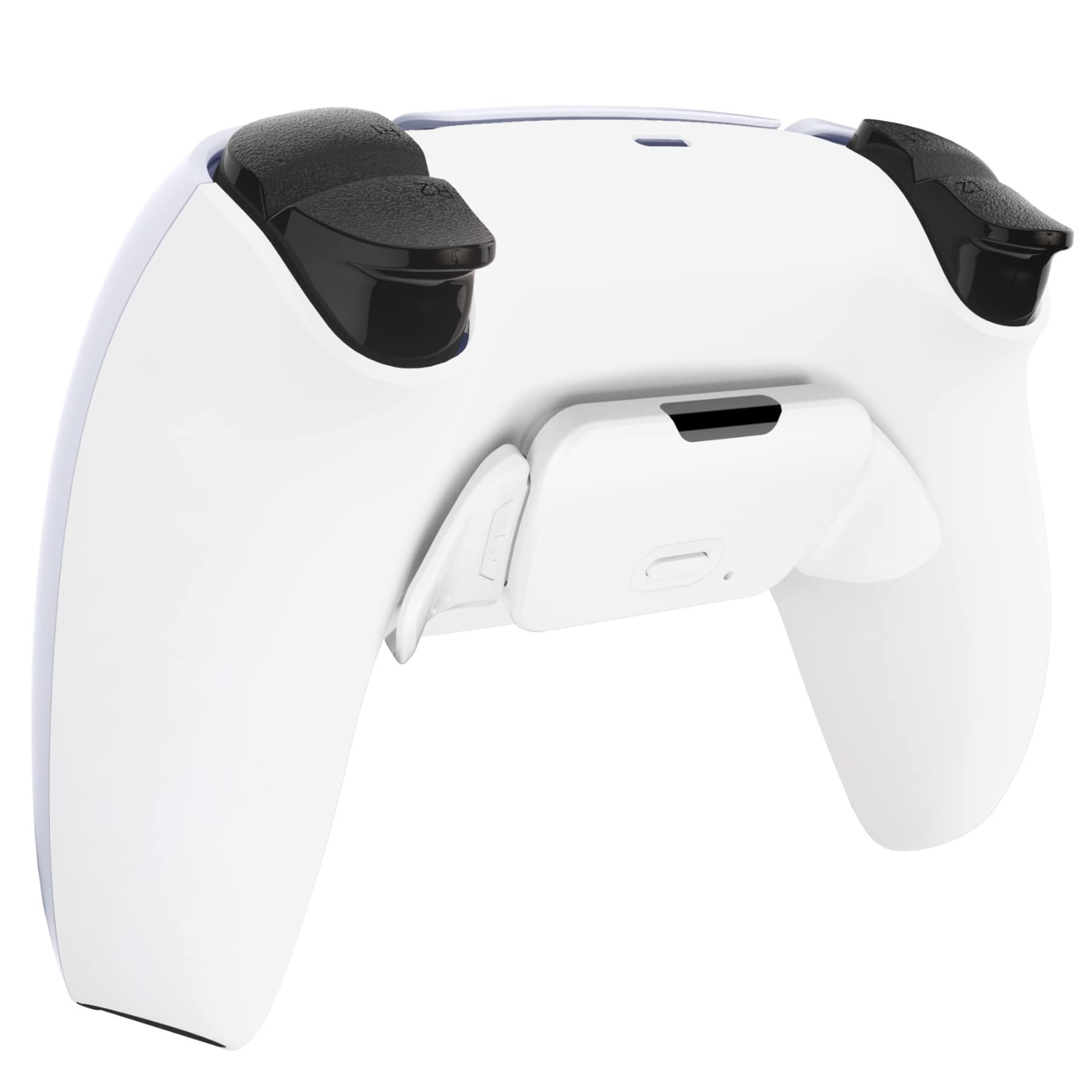 eXtremeRate White Back Paddles Programable RISE Remap Kit for PS5 Controller BDM-030 040, Upgrade Board & Redesigned Back Shell & Back Buttons Attachment for PS5 Controller - Controller NOT Included
