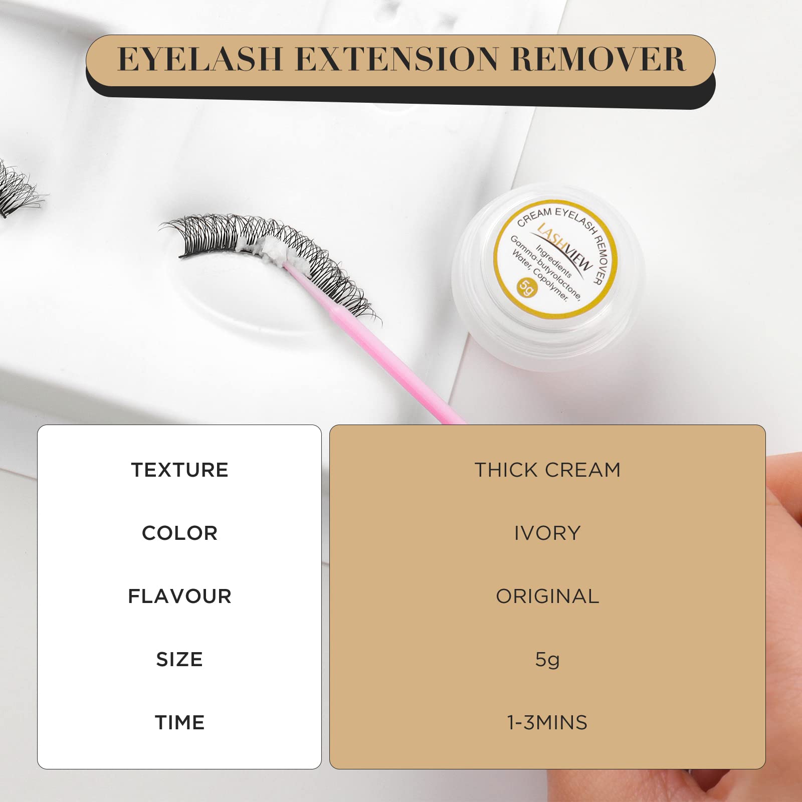 LASHVIEW Eyelash Practice Kit Eyelash Extension Kit for Beginners with Everything, Lash Practice Kit Include Eyelash Individual Lashes Glue Tweezers and Training Lashes
