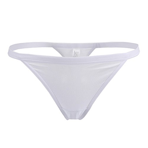 YOYI FASHION Women Cotton Low Rise Soft Breathable T-Back G-String Thong Panties 6 Packs US Size M/L
