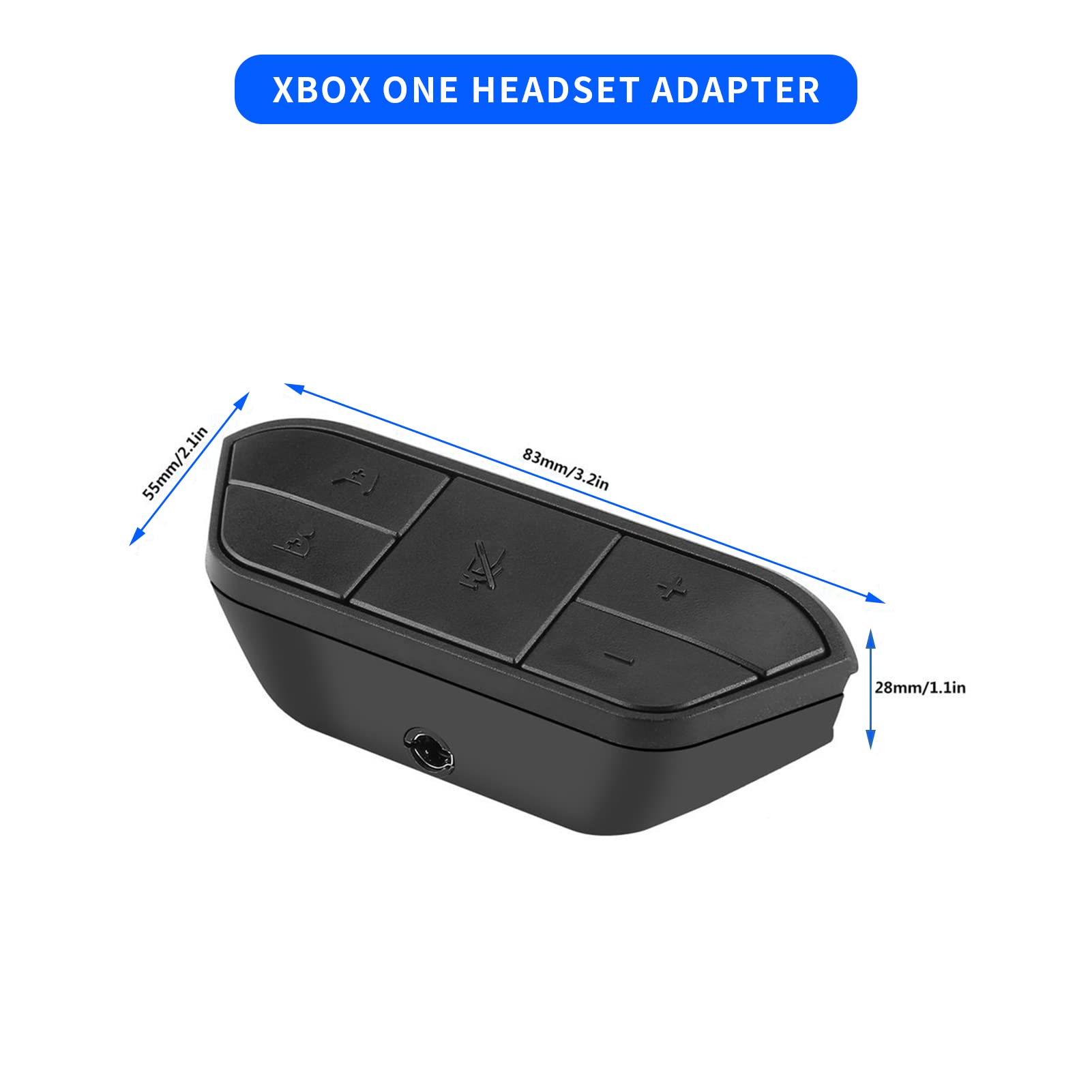 Gugxiom Stereo Headset Adapter for Xbox One - Plug and Play