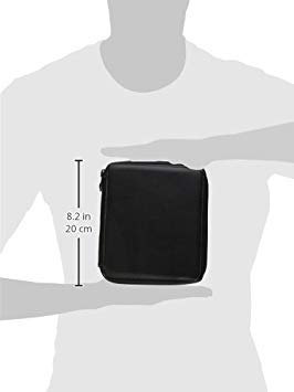Speedball Art Products Genuine Leather Storage Case for Pencils, Makers, Pens and Art Supplies