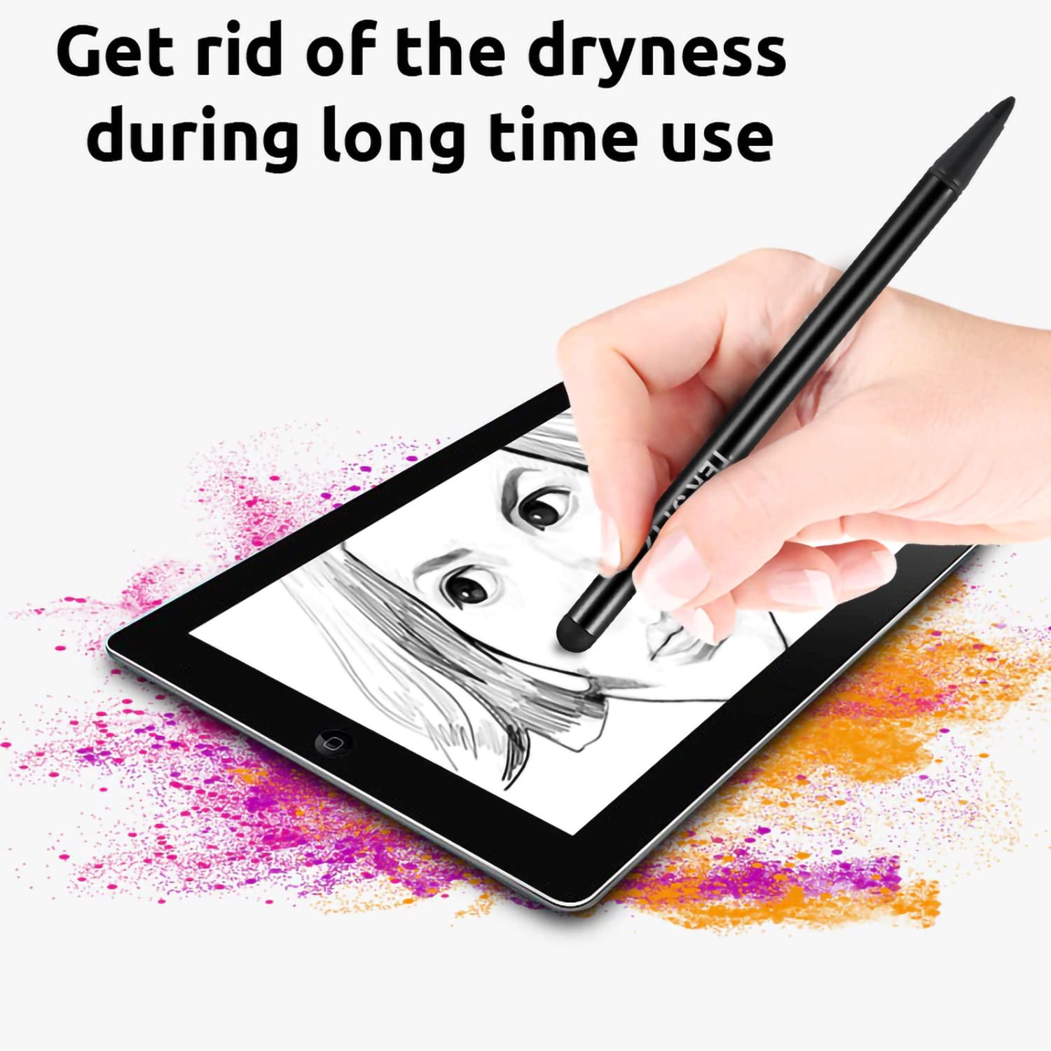 Tek Styz 15 Pcs Capacitive Resistive Stylus Pen Compatible with Samsung Galaxy Tabs A & S Series and Phones S23/S22/S21/S20/S10 - Note 20/10/8/5/4/ Chromebook & Laptops/High Sensitivity Full Size