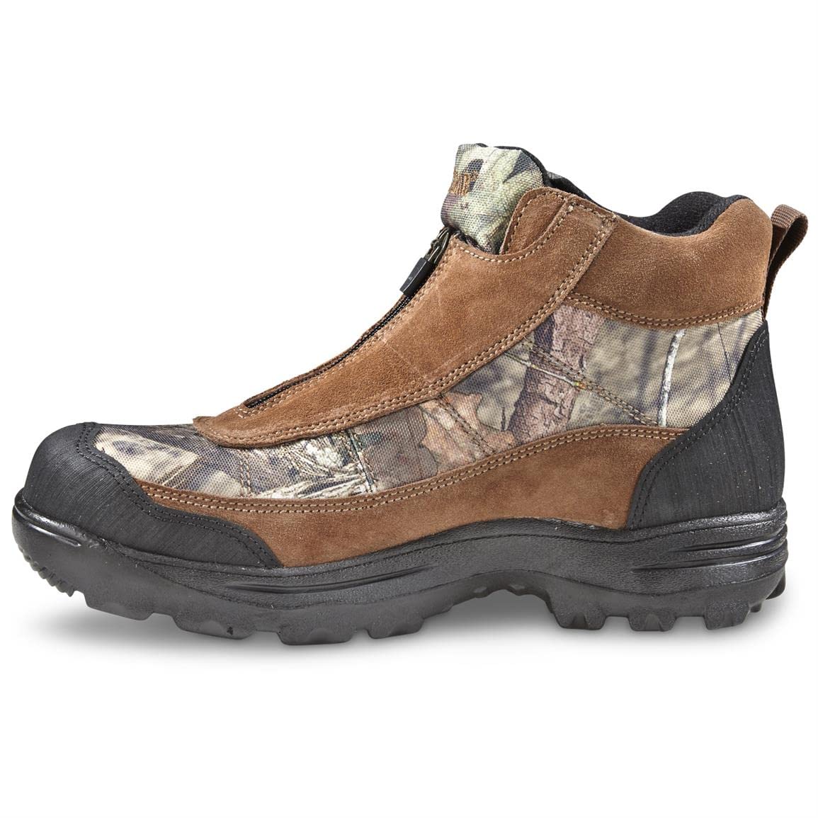Guide Gear Men's Silvercliff II Mid Waterproof Hiking Boots, Mossy Oak Break-Up Country, 10 2E (Wide)