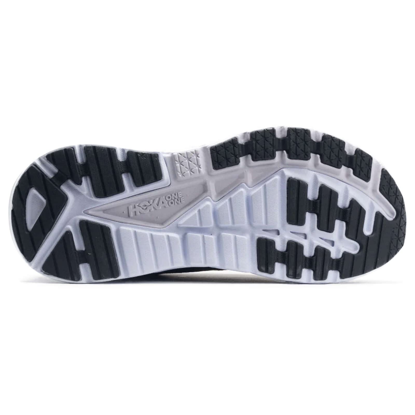 HOKA ONE Women's Gaviota Shoes, Black White, 7.5
