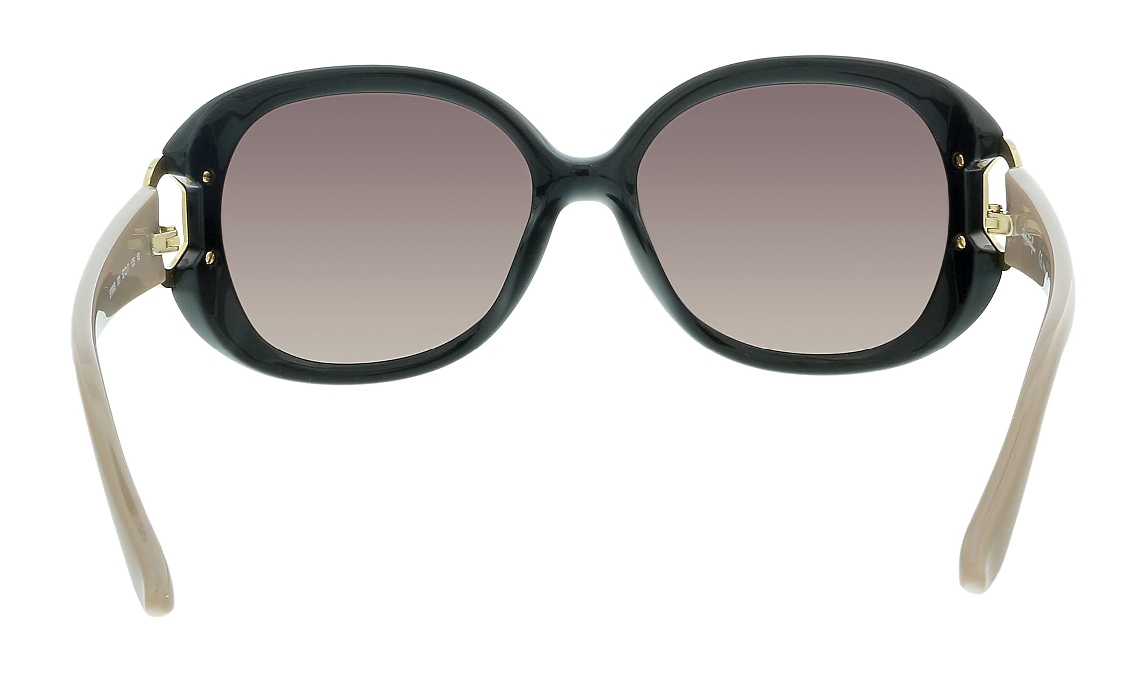 Ferragamo Brown Gradient Oval Sunglasses SF668 001 57