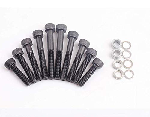 ETAP Di2 Road Oil disc Oil Brake Electric Variable Mechanical clamp disc Brake seat Optional Bolt Length Screw Set (243 Medium Strength Blue Thread Glue)