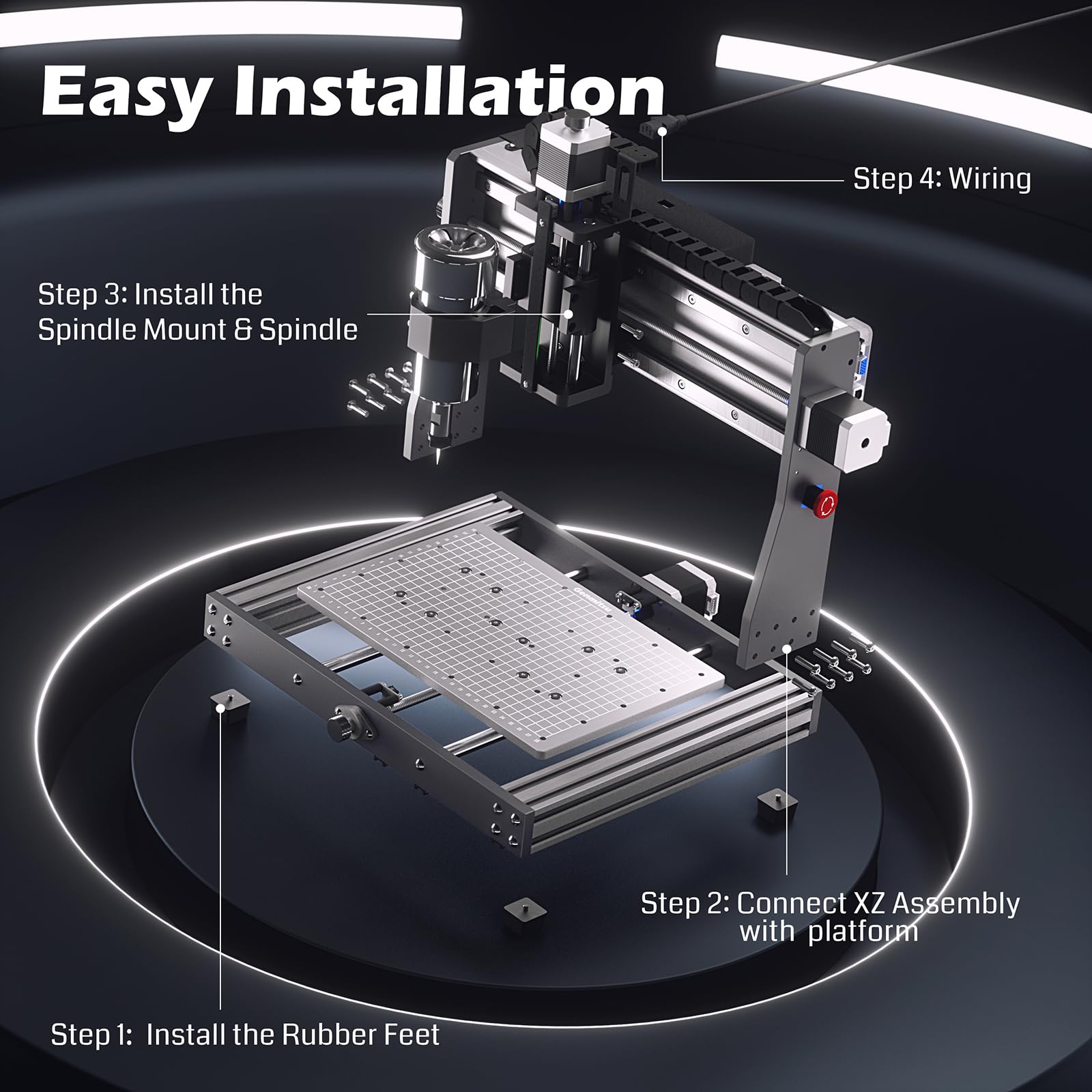 Genmitsu CNC Machine 3020-PRO MAX V2 & Y Axis Extension Kit & Spoilboard