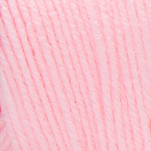 Red Heart Super Saver Baby Pink Yarn - 3 Pack of 198g/7oz - Acrylic - 4 Medium (Worsted) - 364 Yards - Knitting/Crochet