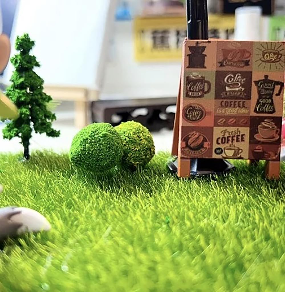 OrgMemory 120 Pcs Model Flower Trees, Model Scenery, Scenery Railroad Layout Scene Decoration Architecture Model Landscape Layout Cluster Flower Vegetation Mini Model Trees Flower