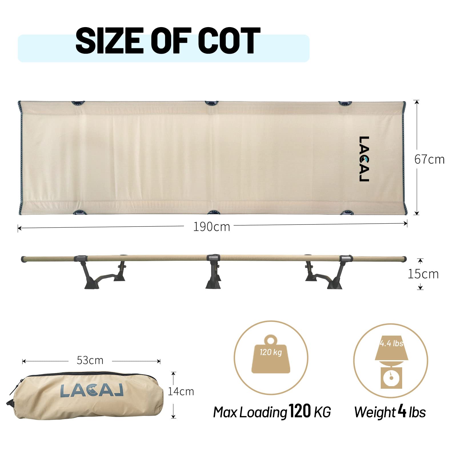 G2 GO2GETHER Foldable 4lb Camping Cot, Durable Travel Cot, Ultralight for Backpacking, Summer Hiking, Mountaineering, Easy to use for Woman & Man, Comes with Storage Bag(Blue)