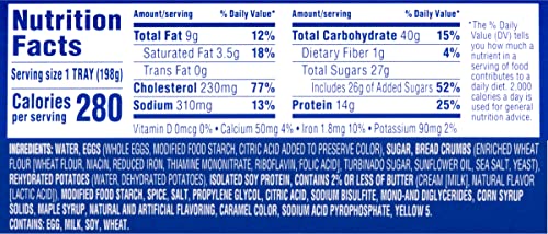 Thick Easy Purees Puree 7 oz Tray Maple Cinnamon French Toast Ready to Use Puree 60742 Case of 7