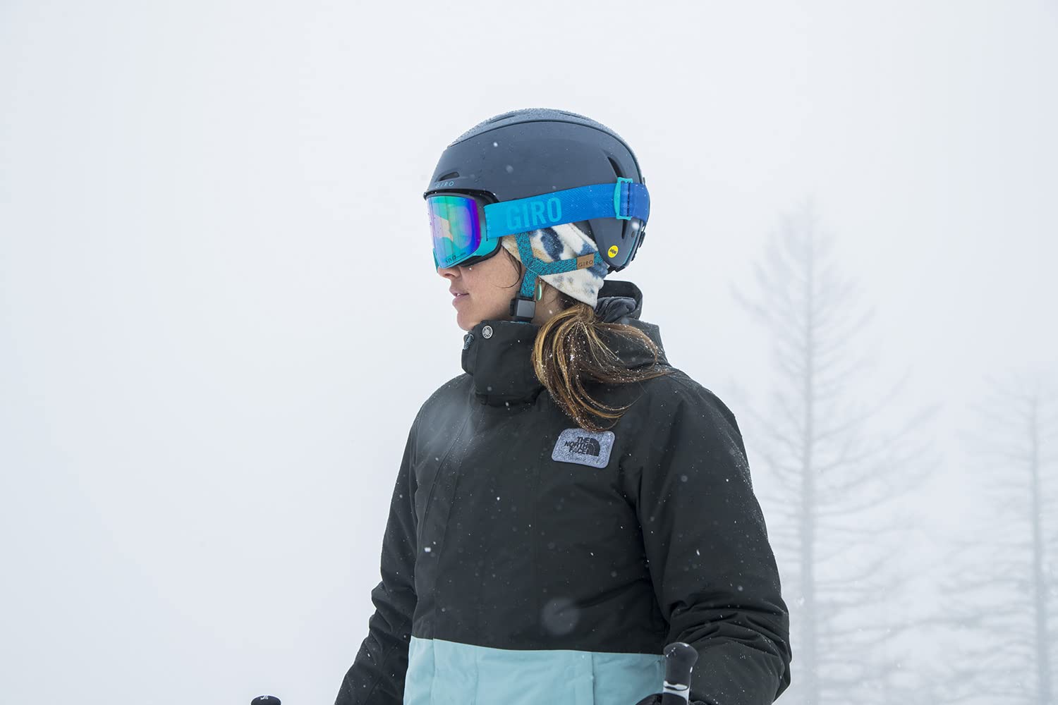 Giro Stellar MIPS Ski Helmet - Snowboard Helmet for Women & Youth - Matte Urchin/Pink Street - M (55.5-59cm)