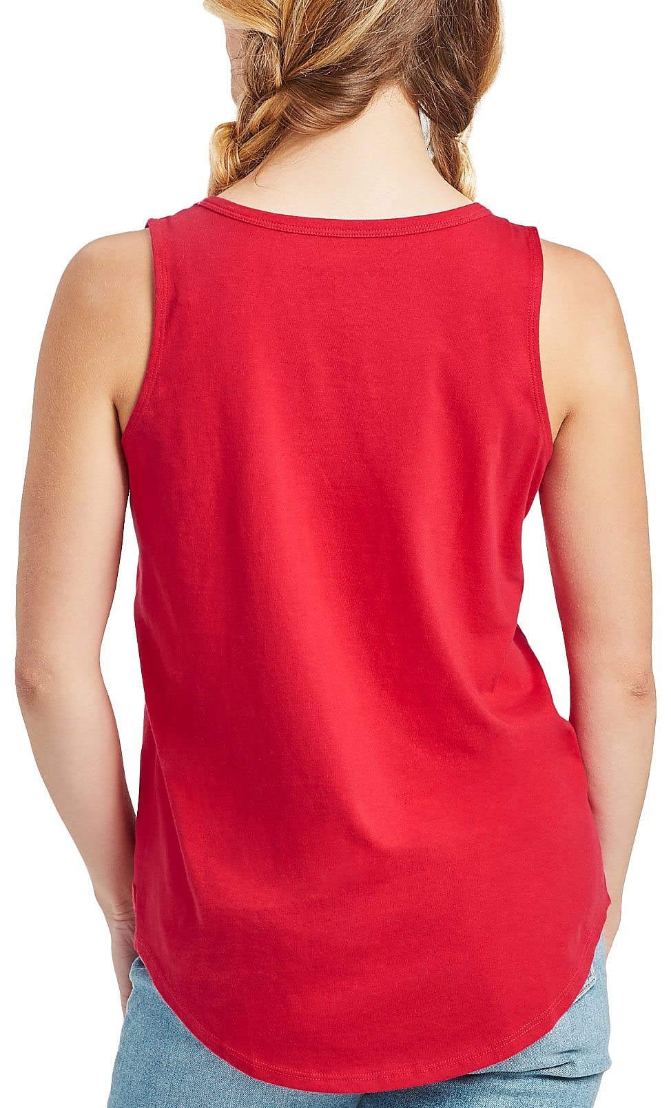 Life is Good Women's High-Lo Crusher Tank Be The Person Positive Red L