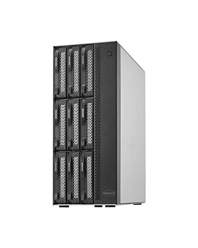 TERRAMASTER T9-423 9Bay NAS Storage - High Performance NAS for SMB with N5095 QuadCore CPU 8GB DDR4 Memory, 2.5GbE Port x 2, Network Storage Server, Diskless
