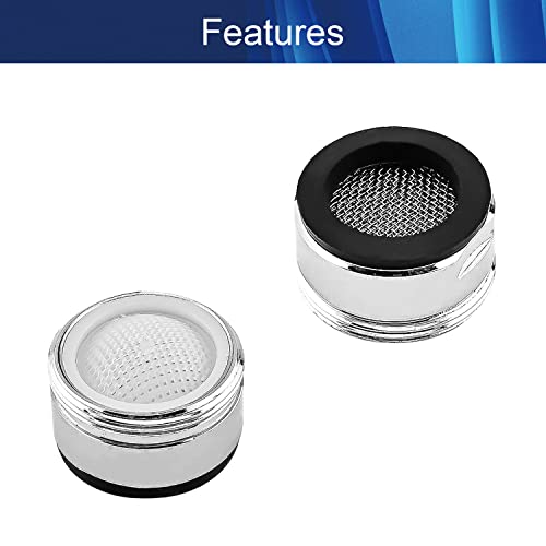 Juvielich 3PCS 24mm Faucet Aerators Faucet Flow Restrictor Replacement Parts Insert Sink Aerator for Bathroom or Kitchen