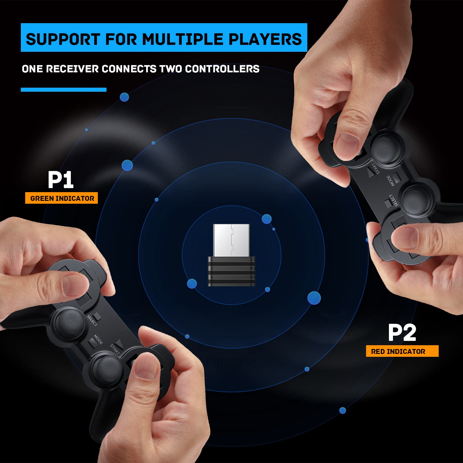 Kinhank Super Console X2 Retro Game Console Built-in 100000+ Games, Android 9.0/Emuelec 4.5 Game System, S905X2 Chip, 4K UHD Output,2.4G/5G, BT 5.0